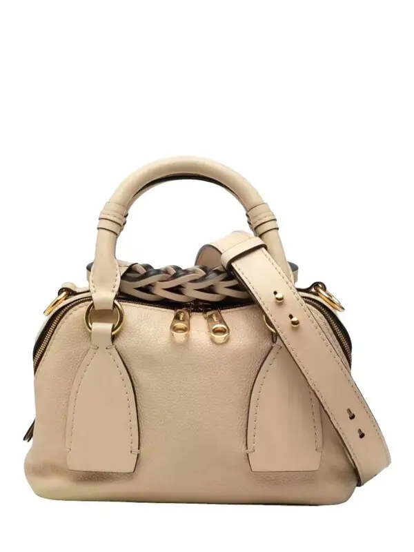 Chloé 2020 Small Leather Daria Satchel - Brown