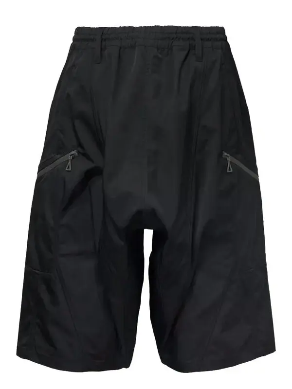 BLACKJACK Zip-detail Shorts - Black
