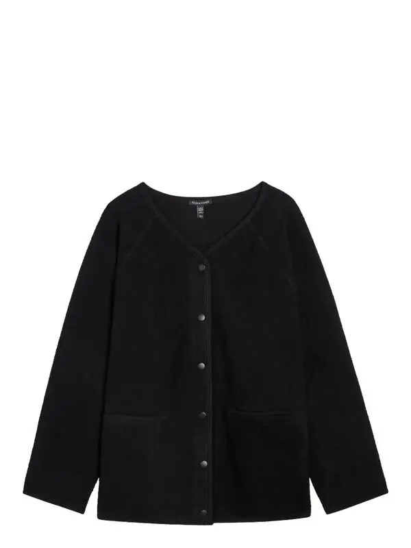 Eileen Fisher Snap-button Jacket - Black