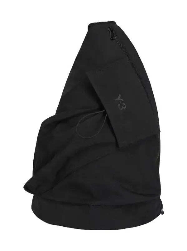 Y3 Zip-fastening Shoulder Bag - Black