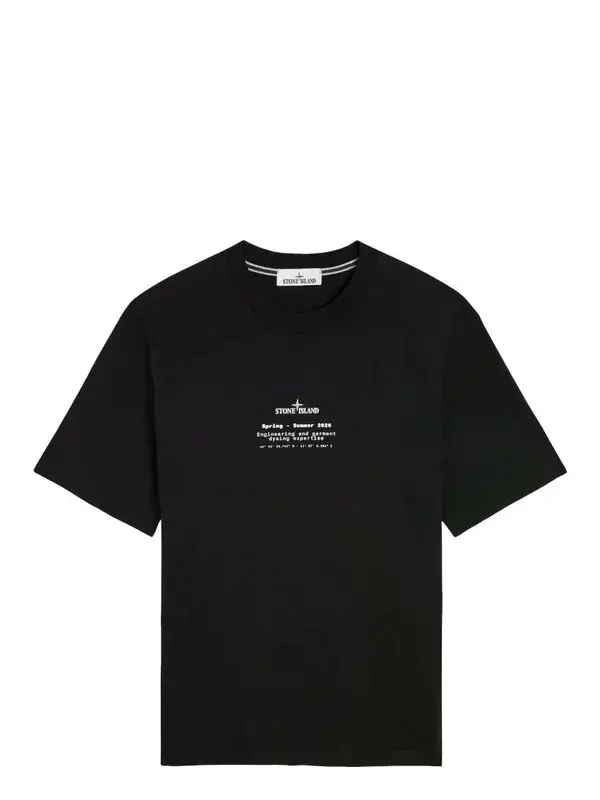 Stone Island Logo-print T-shirt - Black
