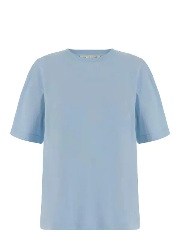 Carven Logo-print T-shirt - Blue