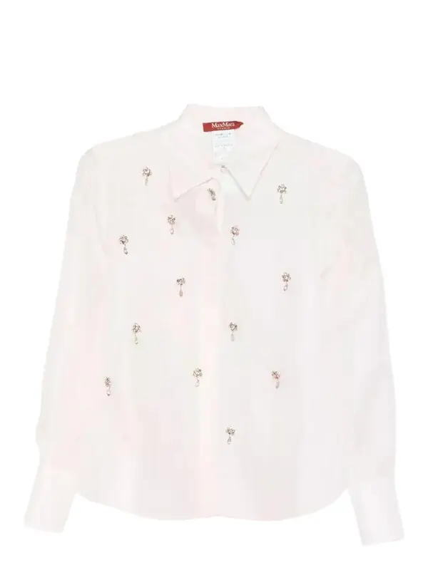 Max Mara Embellished Shirt - Pink