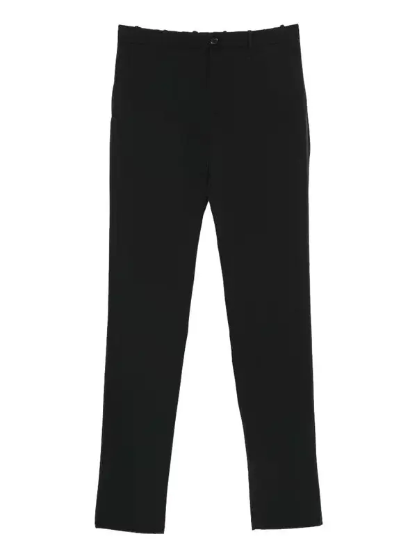 Incotex Button-closure Straight Trousers - Black