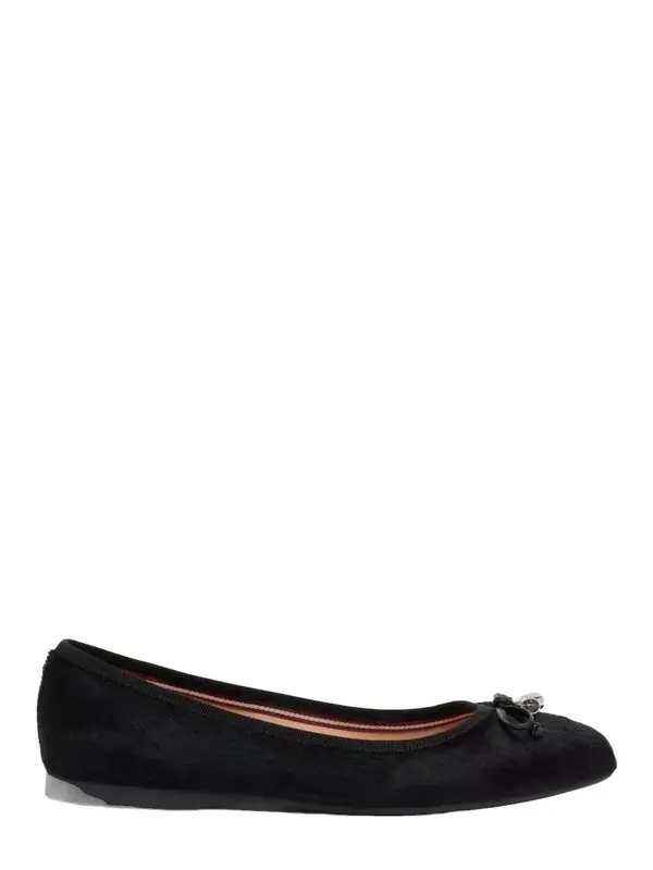 Bally Hair Bells Ysla Ballerina Flat - Black