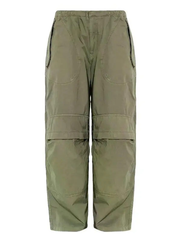 Alexander Wang Cargo Cotton Trousers - Green