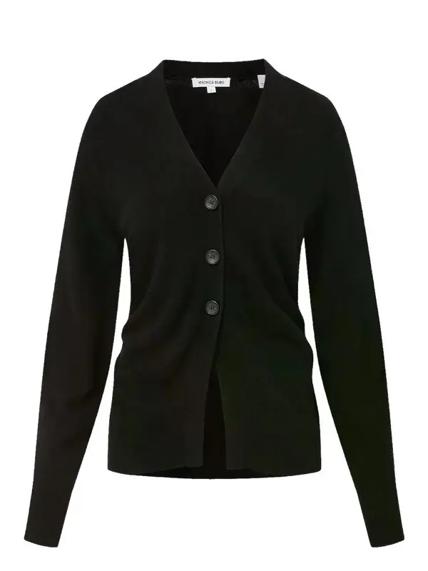 Veronica Beard Lamotte Cashmere Cardigan - Black