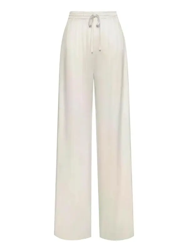 Oscar De La Renta Georgette Trousers - White