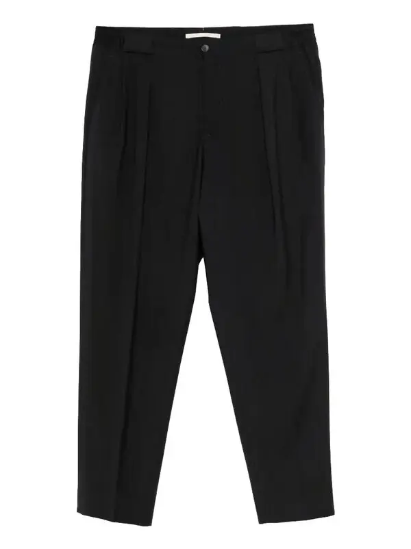 BRIGLIA 1949 Pleated Trousers - Black