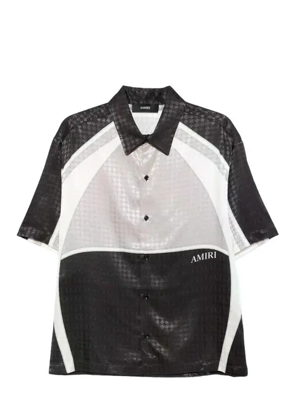Amiri Geometric Panel Shirt - Black