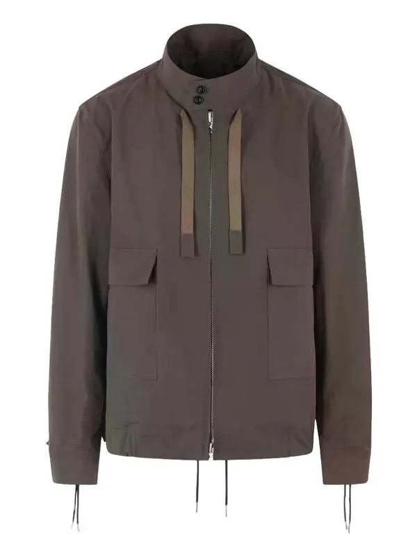 Sacai Full-zip Jacket - Brown