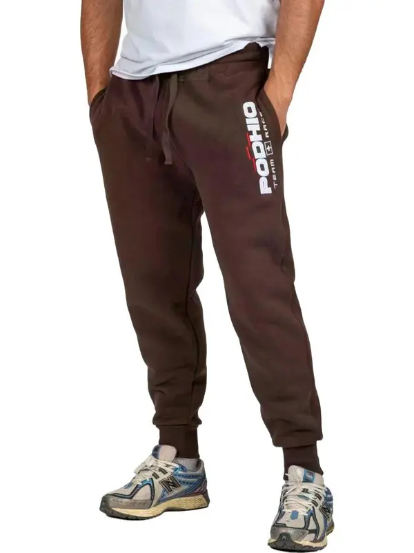 PODHIO Drawstring Trousers - Brown