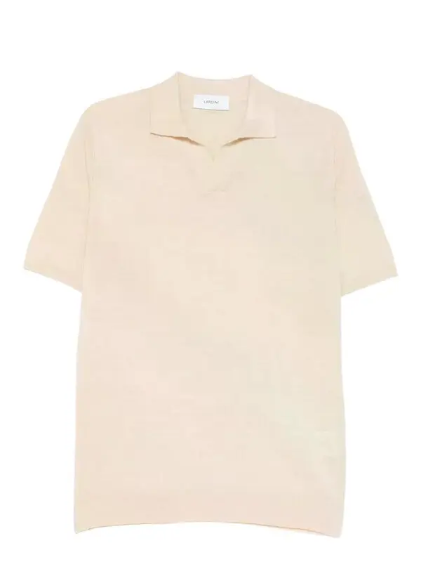 LARDINI V-neck T-shirt - Neutrals