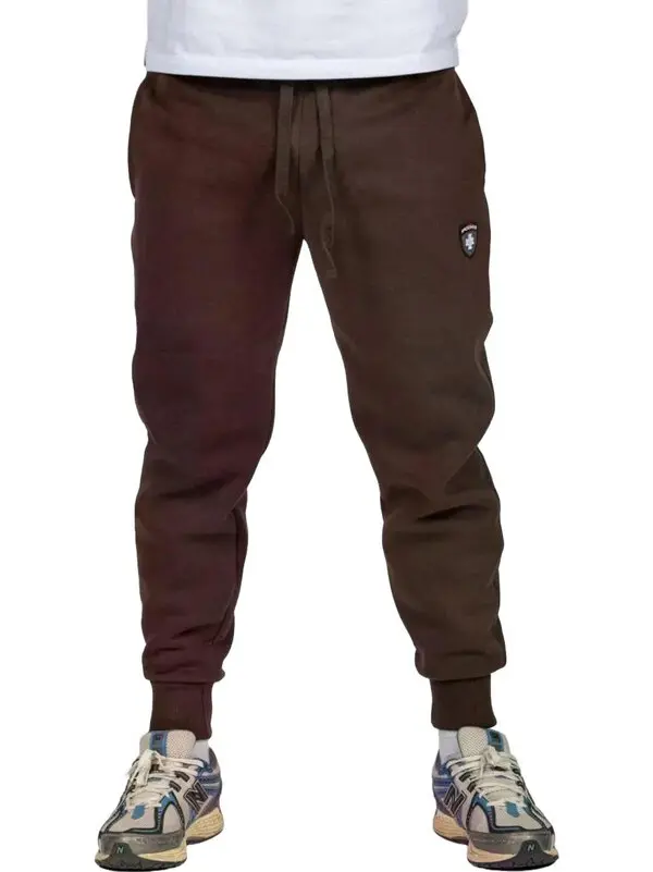PODHIO Drawstring Logo Trousers - Brown