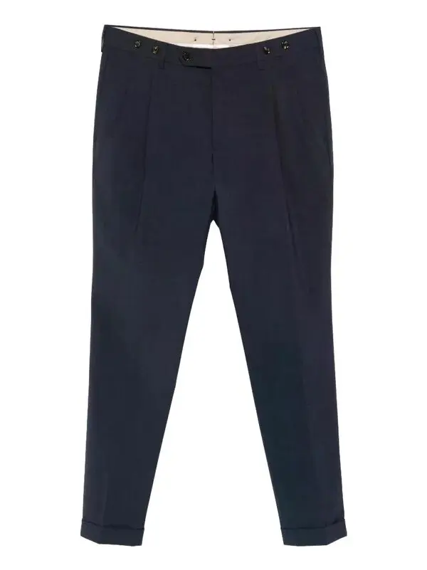 BERWICH Pleated Trousers - Blue