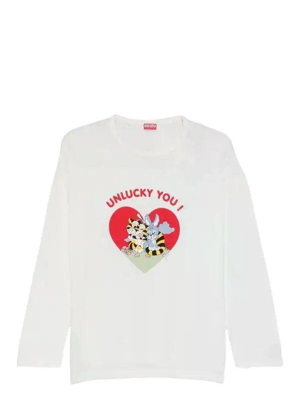 Kenzo Graphic-print T-shirt - White