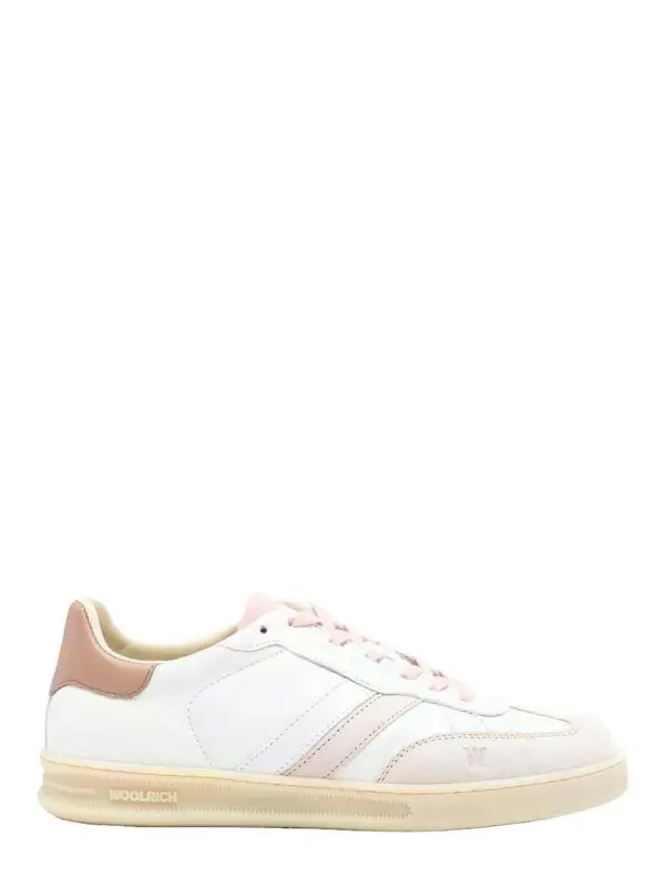 Woolrich Striped Low Top Sneakers - White