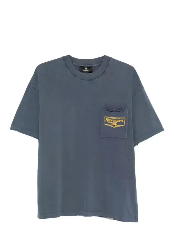 REPRESENT Pocket Graphic T-shirt - Blue