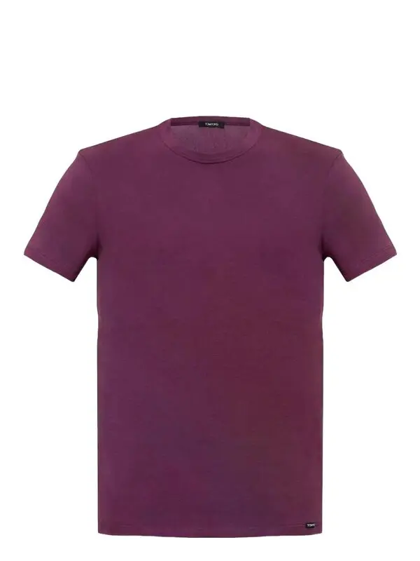TOM FORD Round-neck T-shirt - Purple