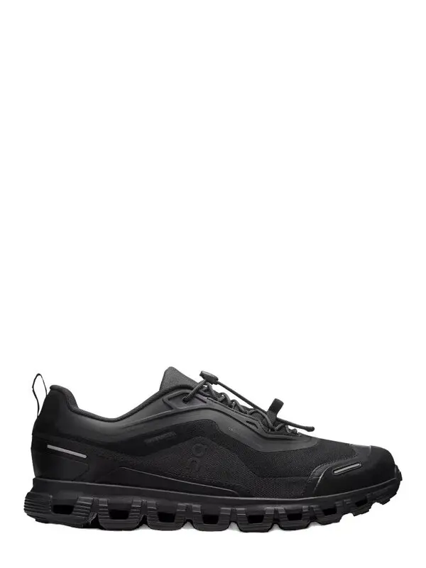 On Waterproof Lace-up Sneakers - Black