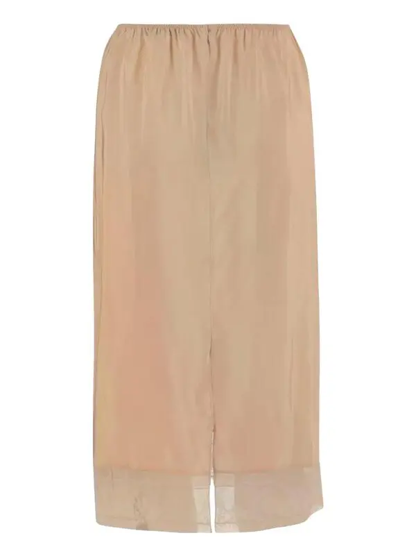 Carven Lace-trim Skirt - Neutrals