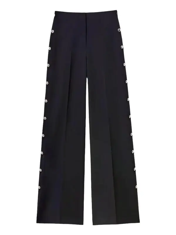 Lafayette 148 New York Thames Wide-leg Trousers - Blue