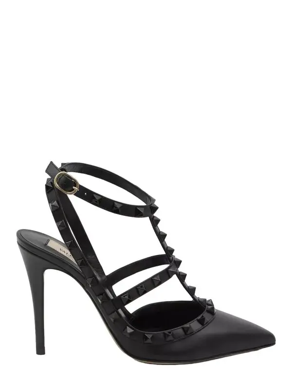 Valentino Garavani Studded T-strap Pumps - Black