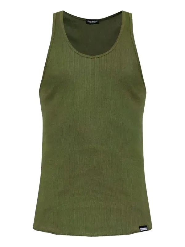 Dsquared2 Ribbed Knit Lounger - Green