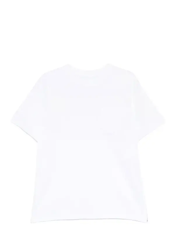 Sacai Zip-detail T-shirt - White
