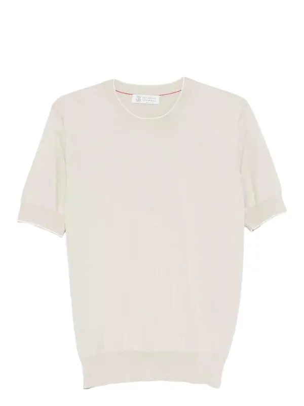 Brunello Cucinelli Round-neck T-shirt - Neutrals