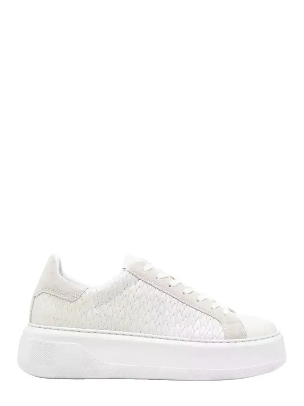 Woolrich Leather Sneakers - Neutrals