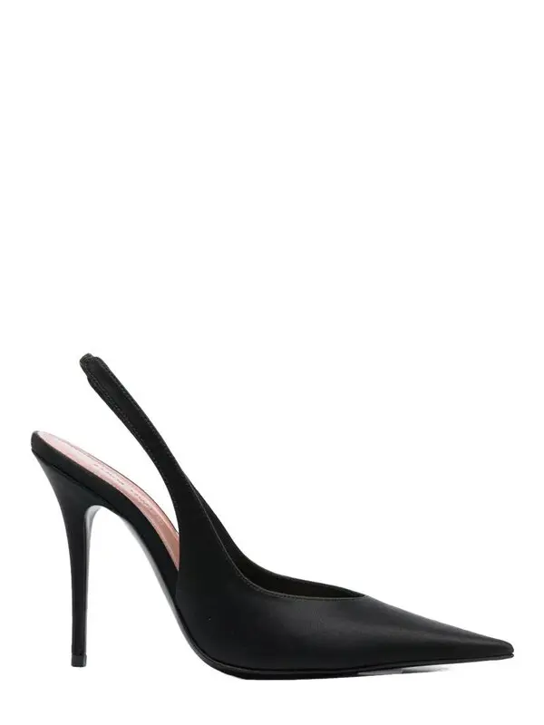 Amina Muaddi Anok Slingback Pumps - Black