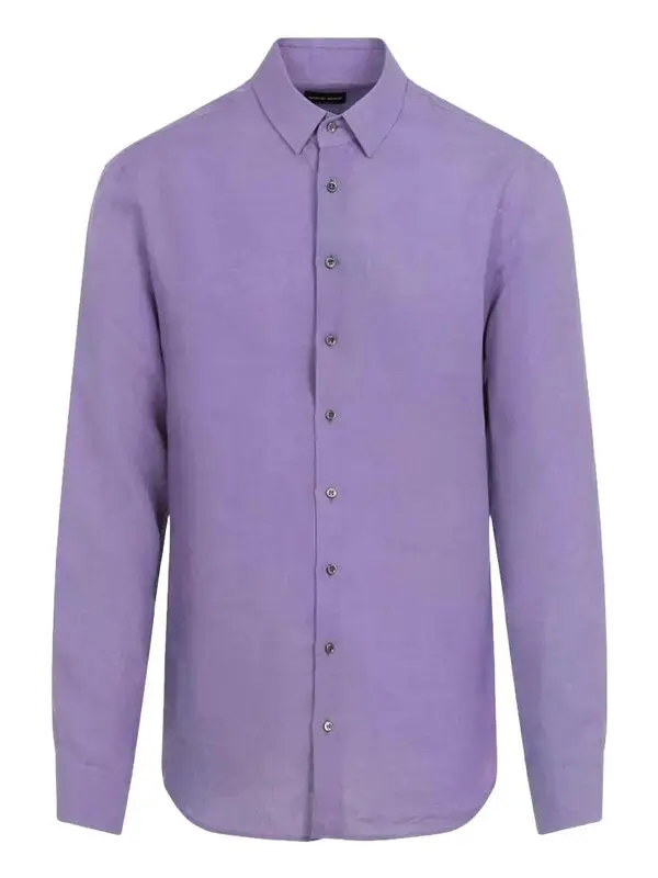 Giorgio Armani Long-sleeve Shirt - Purple