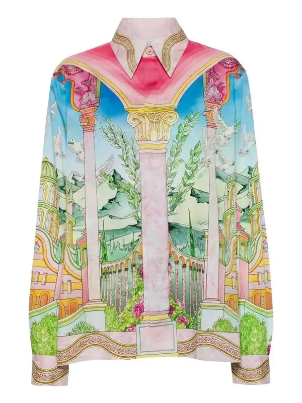 Casablanca Le Jardin Ideal Shirt - Pink
