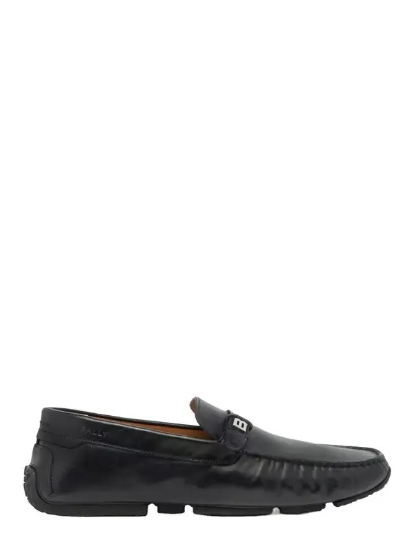 Bally Pilot Driver Leather Loafers - Black