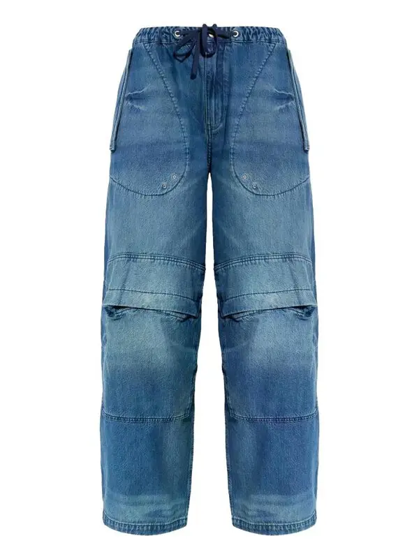 Alexander Wang Drawstring-waist Trousers - Blue