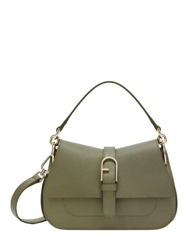 Furla Mini Leather Tote Bag - Green