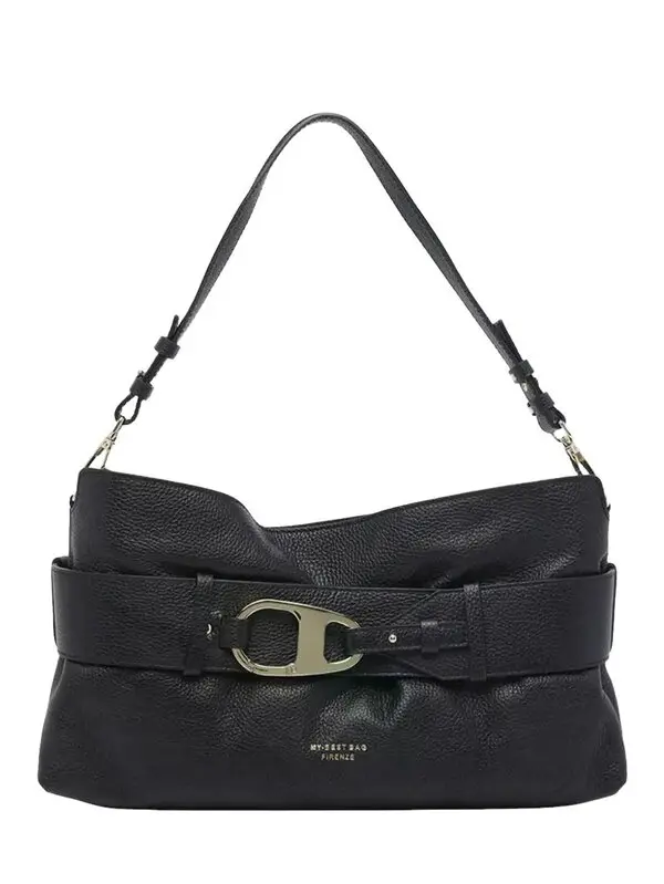 BEA MOMBAERS Leather Shoulder Bag - Black