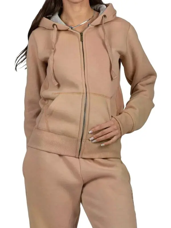 PODHIO Zip-up Hoodie - Brown