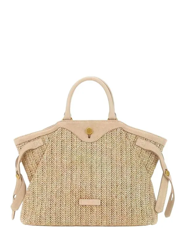GIANNI CHIARINI Claudette Woven Leather Tote Bag - Neutrals