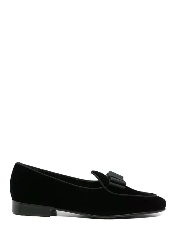 EDHEN MILANO Velvet Loafers - Black