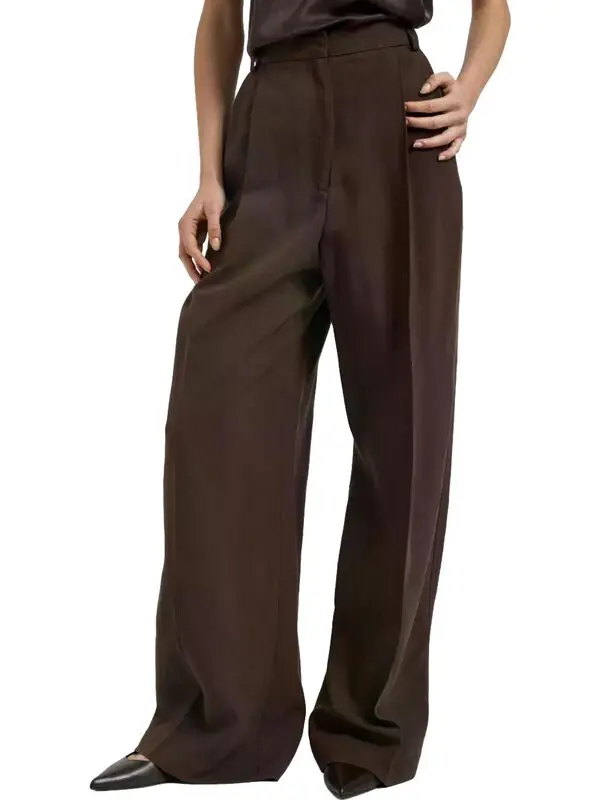 IRO PARIS Pleated Trousers - Brown
