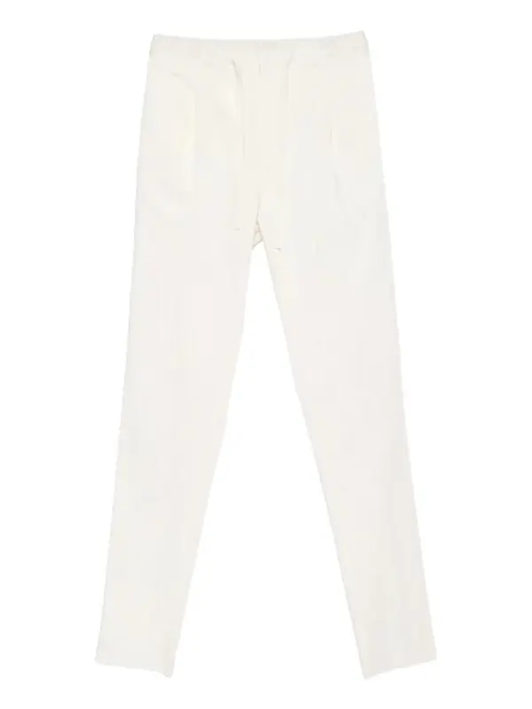 LARDINI Miami Drawstring Trousers - White