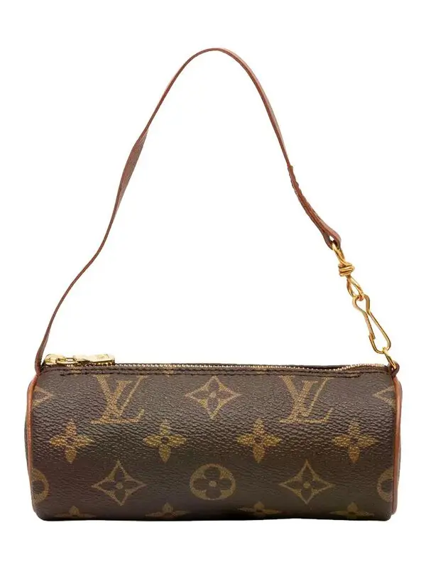 LOUIS VUITTON Monogram Papillon Pochette, 1990-2010 - Brown