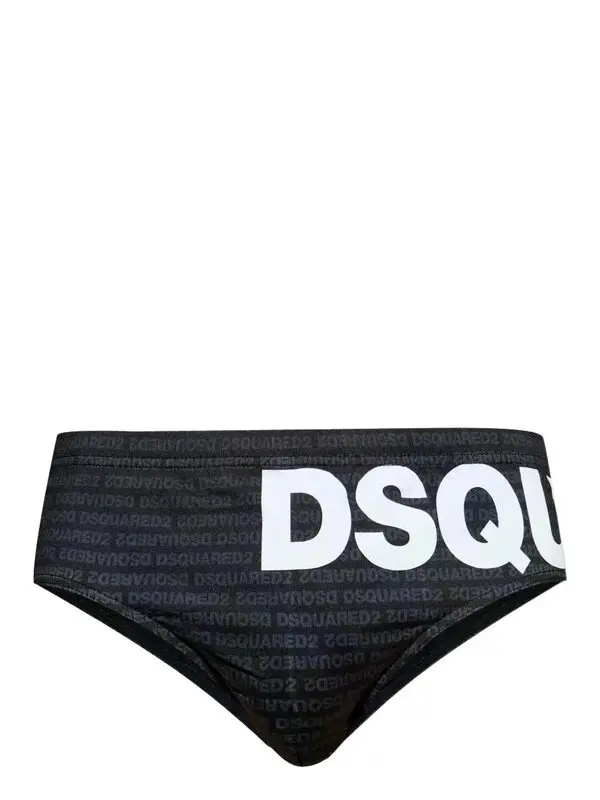 Dsquared2 Logo-print Swimming Trunks - Black
