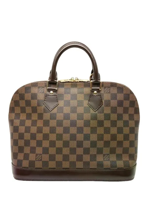 LOUIS VUITTON 2008 Damier Ebene Alma Pm Handbag - Brown
