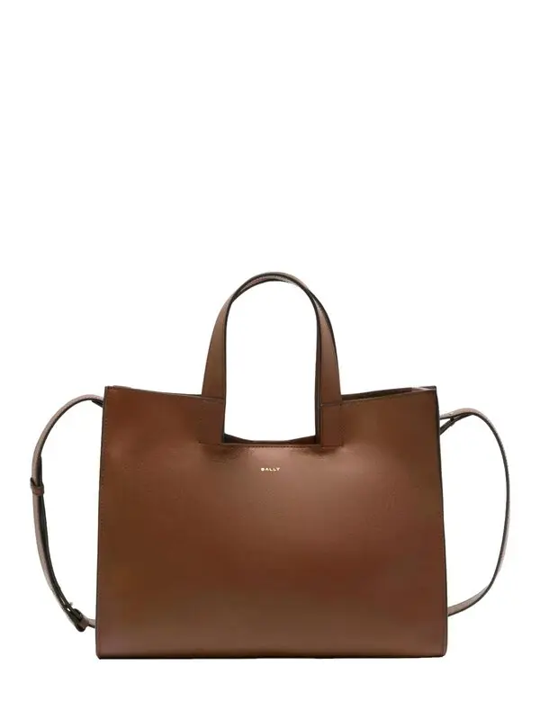 Bally Leather Tote Bag - Brown