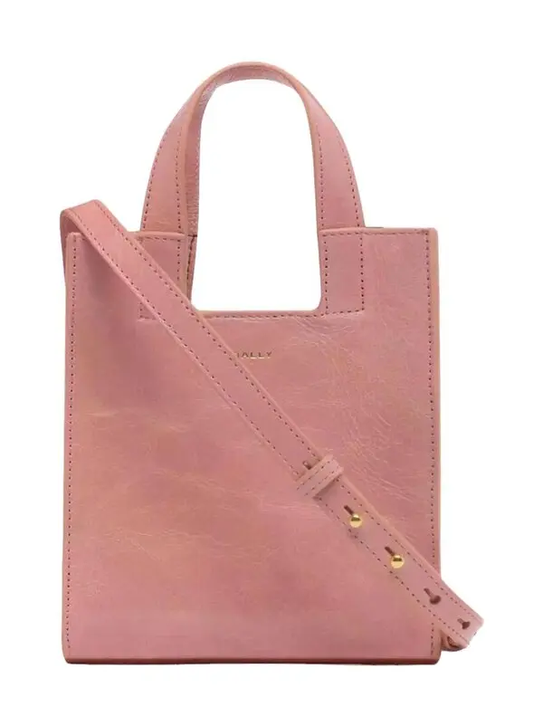 Bally Small Leather Tote Bag - Pink