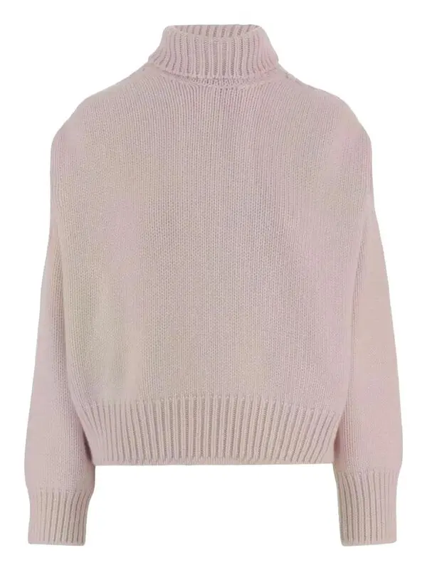 SA SU PHI Long-sleeve Roll-neck Sweater - Pink