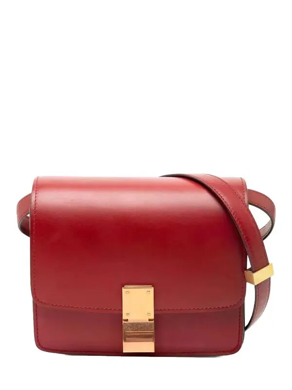 Celine Small Classic Box Crossbody Bag - Red